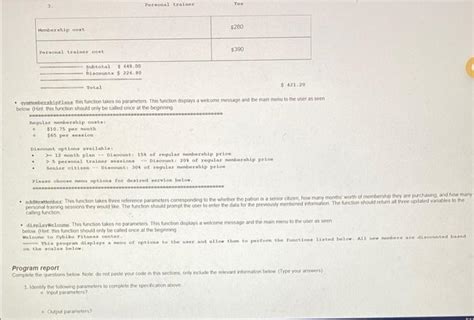 Programming Assignment2 Problem Specification Chegg