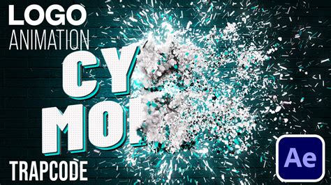 After Effects Tutorial Particles Logo Text Animation Simple Way Trapcode Particular