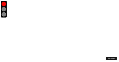 Traffic Light Css Codesandbox
