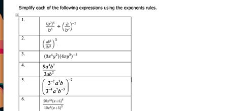 Solved Simplify Each Of The Following Expressions Using The Chegg