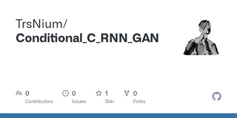 Conditionalcrnngandatascraippy At Master · Trsniumconditionalcrnngan · Github