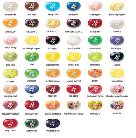 Jelly Belly Jelly Bean Flavors 40 Assorted Jelly Bean Flavors 255g