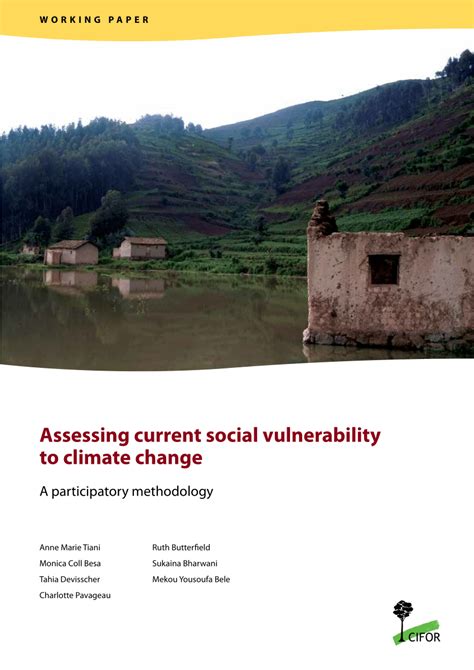 Pdf Assessing Current Social Vulnerability A Participatory Methodology