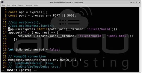 How Do I Install The Mern Stack Application On Ubuntu 22 Linux Vps Hosting Accuweb Help Center