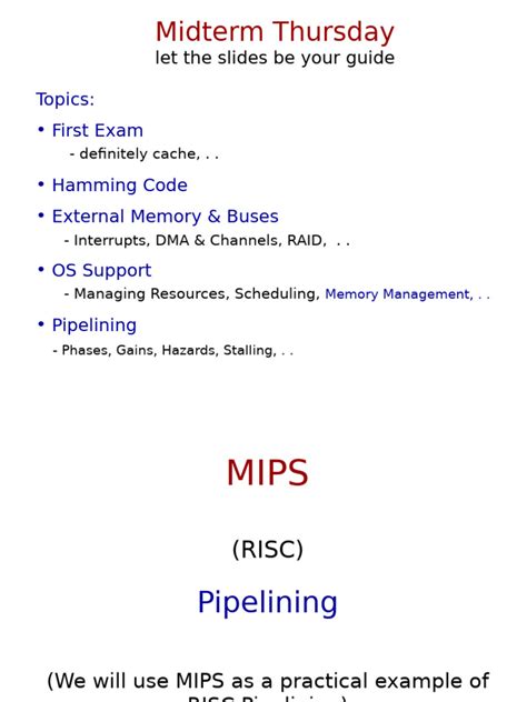 12mipspipelining Pdf Office Equipment Computer Architecture