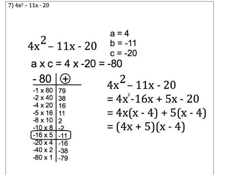 Gcse Maths Factorising Quadratics When A Not 1 Questions With Worked