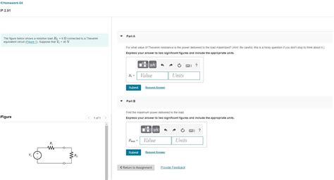 Solved The Figure Below Shows A Resistive Load Rl9Ω