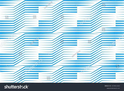 This Designed Line Pettern Blue White Stock Illustration 2234413263