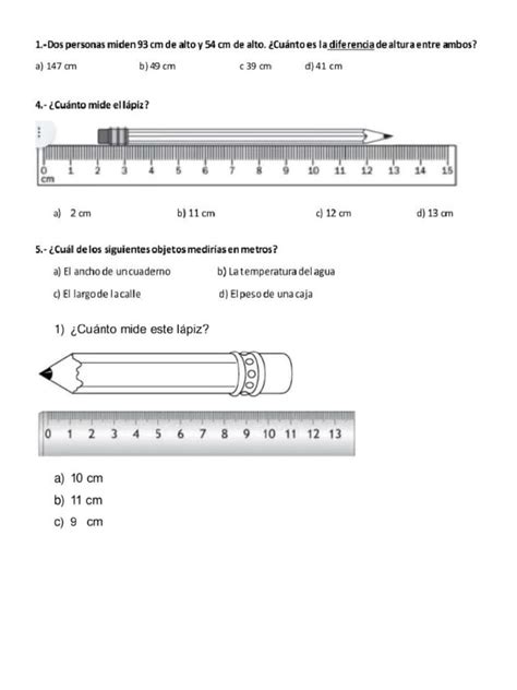 Ejercicios De Medicion Pdf