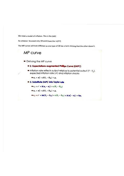 SOLUTION Macroeconomic Is Mp Framework Studypool