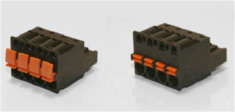 Pluggable Terminal Blocks Use Spring Clamp Technology