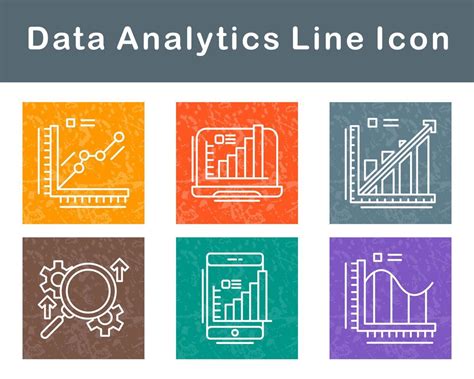 Data Analytics Vector Icon Set 20446796 Vector Art At Vecteezy