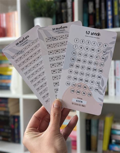 52 Weeks 50 Envelopes 100 Envelopes Saving Challenges The Queen Bee Makes