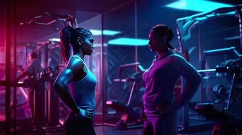 Premium Ai Image Personal Fitness Trainer Helping Ai Generate