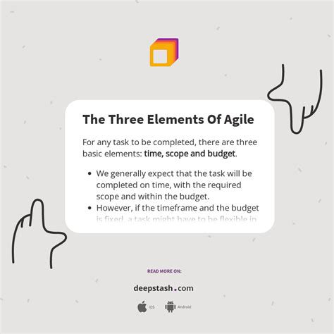 The Three Elements Of Agile Deepstash