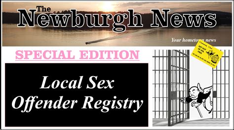 Sex Offender Registry April The Newburgh News Llc