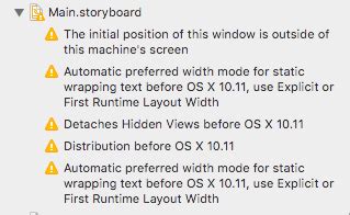 Xcode Cocoa Gui Done With Interface Builder Has Correct Layout On My Machine Incorrect On
