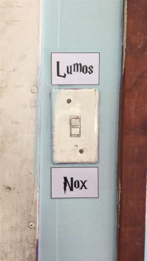 Harry Potter Light Spells Lumos And Nox