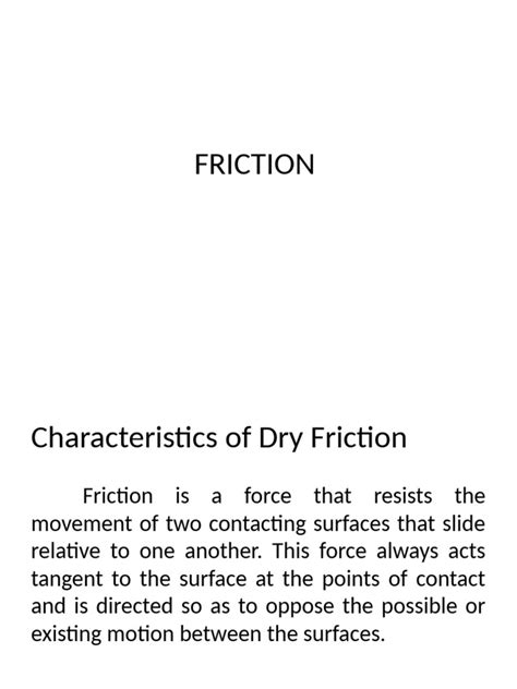 Statics 8 Pdf Friction Force