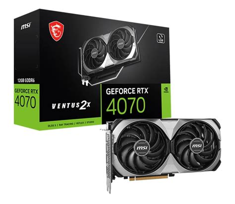 Купить MSI GeForce RTX 4070 VENTUS 2X OC 12GB GDDR6 (RTX 4070 VENTUS 2X ...