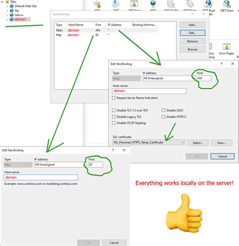 How To Give Public Access To The Net Core 6 Site In Iis By A Static Ip Address Microsoft Qanda
