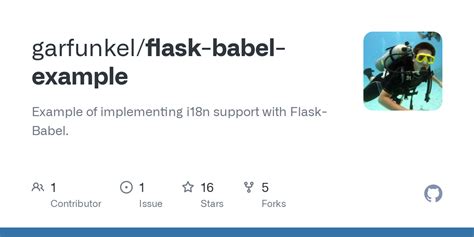Github Garfunkelflask Babel Example Example Of Implementing I18n Support With Flask Babel