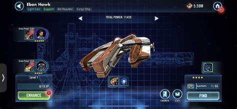 Just Unlocked Ebon Hawk What Fleets Does It Work Well With R Swgalaxyofheroes
