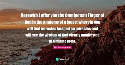 Herewith I Offer You The Omnipotent Finger Of God In The Anatomy Of A