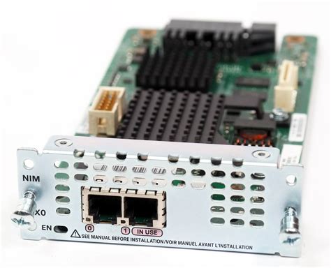 Cisco Nim 2fxo 2 Port Voice Fax Network Interface Module For Isr 4000 Series