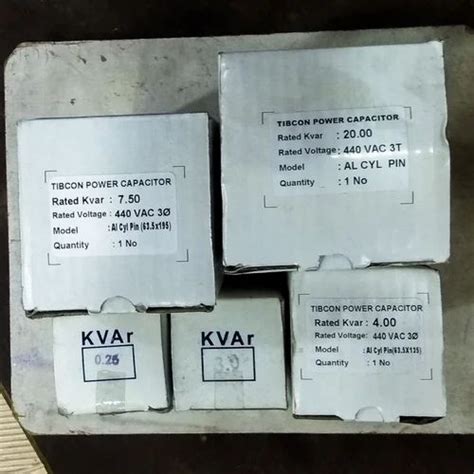 Cylindrical Type Tibcon Power Capacitor At Best Price In Madurai