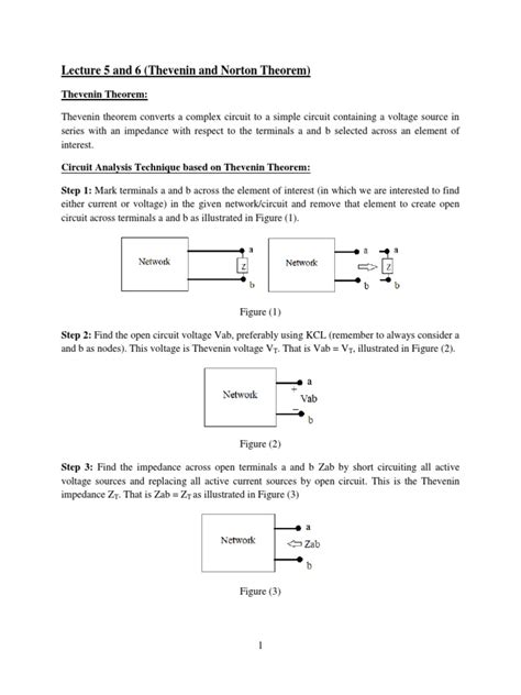 Circuit Analysis Lecture 5 And 6 Pdf Electrical Network Series