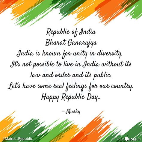 Republic Of India Bharat Quotes And Writings By Sakshi Shukla