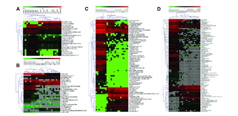 The Heatmap And Hierarchical Cluster Analysis Of Relative Contents Of Download Scientific