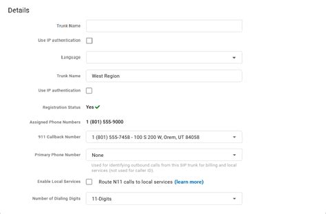 Manage Next Gen SIP Trunks