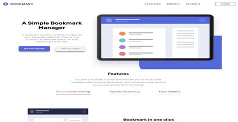 Github Luis Bookmark Landing Page