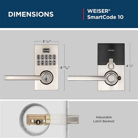 Weiser Smartcode 10 Lever Electronic Lock User Manual