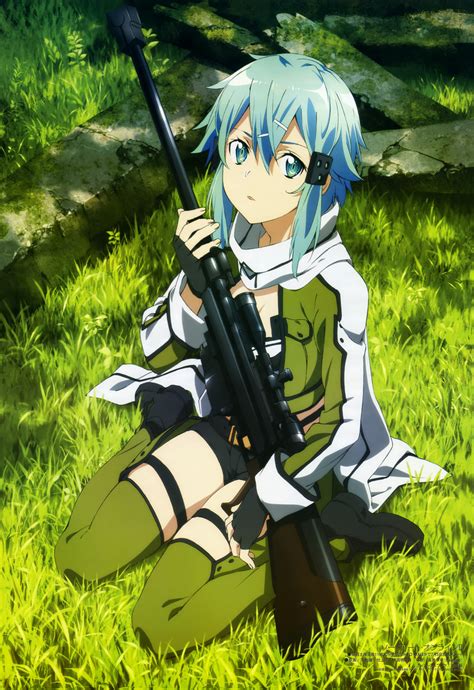 Sinon Sword Art Online And 1 More Drawn By Ochiaihitomi Danbooru