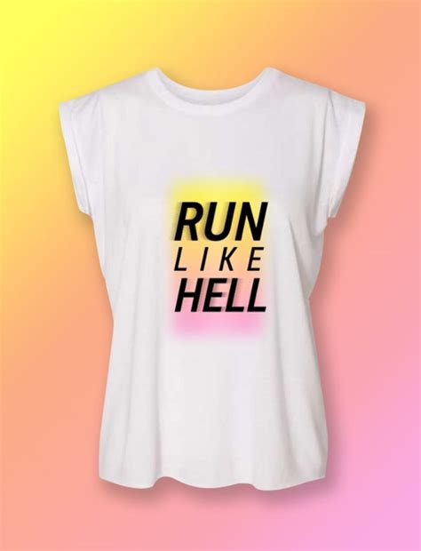 Run Like Hell Muscle Tee Dr Nae Run Like Hell Muscle Tee Dr Nae
