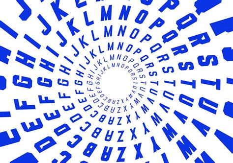 An Inward Scaled Font Including 28 Styles In Four Weights