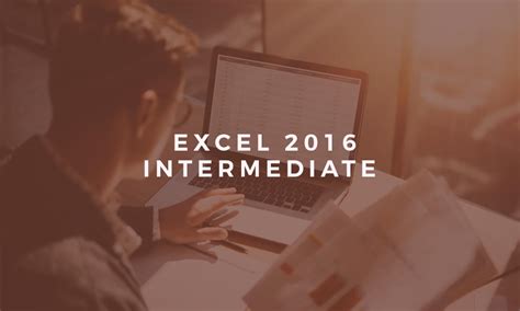 Microsoft Excel 2016 Intermediate Training Diploma Alpha Academy