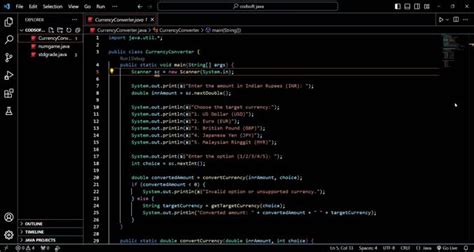 Finished 3rd Task Using Java For Currency Conversion Pradyumna Kumar
