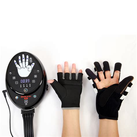 Stroke Patients Finger Exercise Machine Hand Rehabilitation Robot Glove Robot Glove And Hand