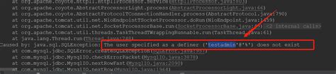 本地连接数据库报the User Specified As A Definer Root Does Not Exist的解决方法 程序员大本营