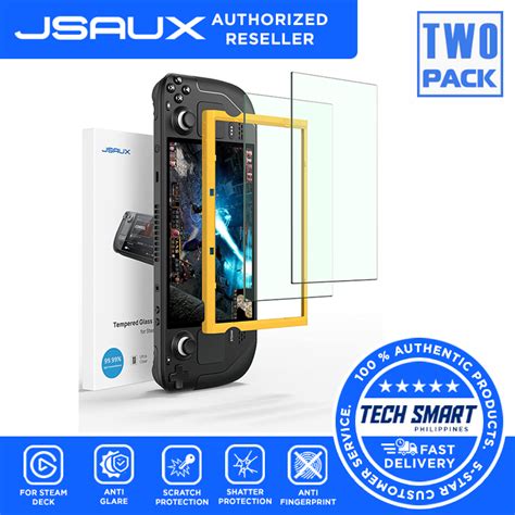 Jsaux 2 Pack Steam Deck Screen Protector Anti Glare Protector 9h