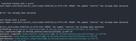 Cannot Build Project When Use A Ui Component Tdesign Vue Next · Issue 22563 · Nuxtnuxt · Github