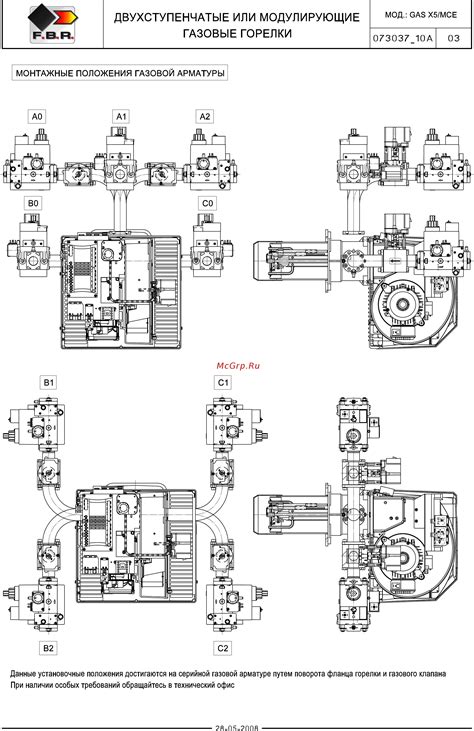 F B R Gas X5 M Ce Tc R Ce D1 S [4 12] Газовые горелки
