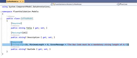 Fluentvalidation Avec Net Coffee Coding