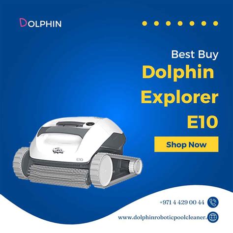 Dolphin E10 Robotic Pool Cleaner Supply Company In Dubai