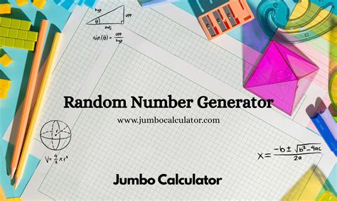Random Number Generator Unique Results Every Time