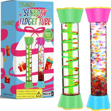 Cucue Tubes Sensoriels à Manipuler Tubes Sensoriels Pour Coins De